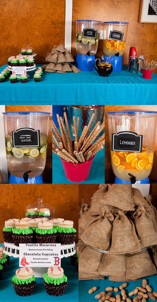 Baseball Cupcakes, Macarons, & Boston Red Sox Baby Shower! - The PKP Way